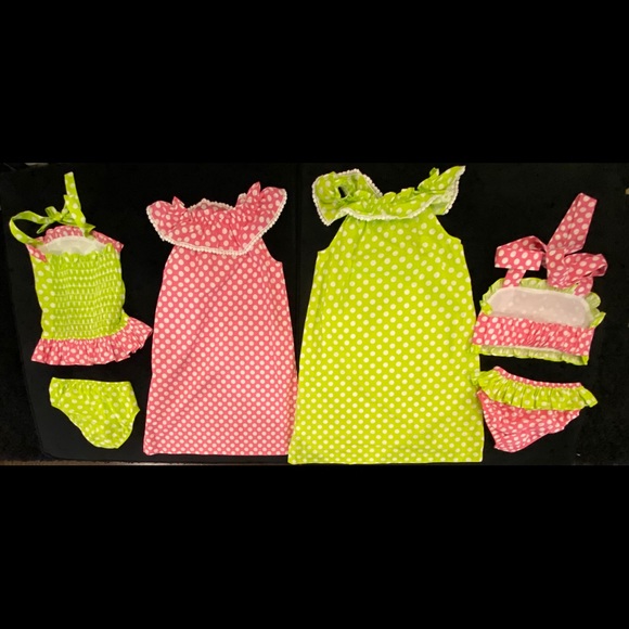 Kelly’s Kids | Matching Sets | Kellys Kids Sister Swimsuit Swim Dress ...